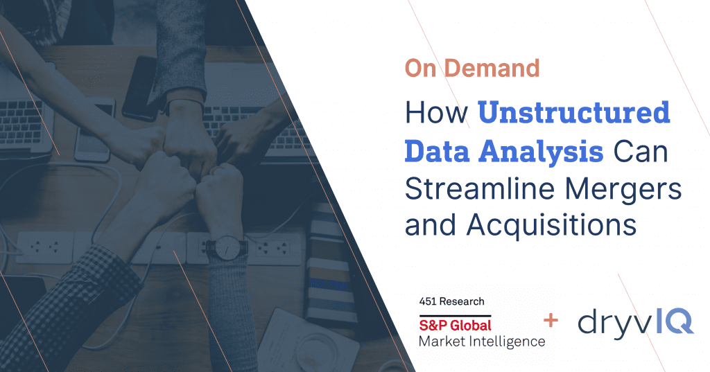 Webinar How Unstructured Data Analysis Can Streamline Mandas