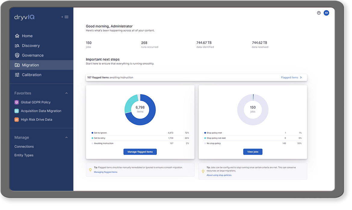 Box to OneDrive File Migration | Large-Scale Enterprise | DryvIQ