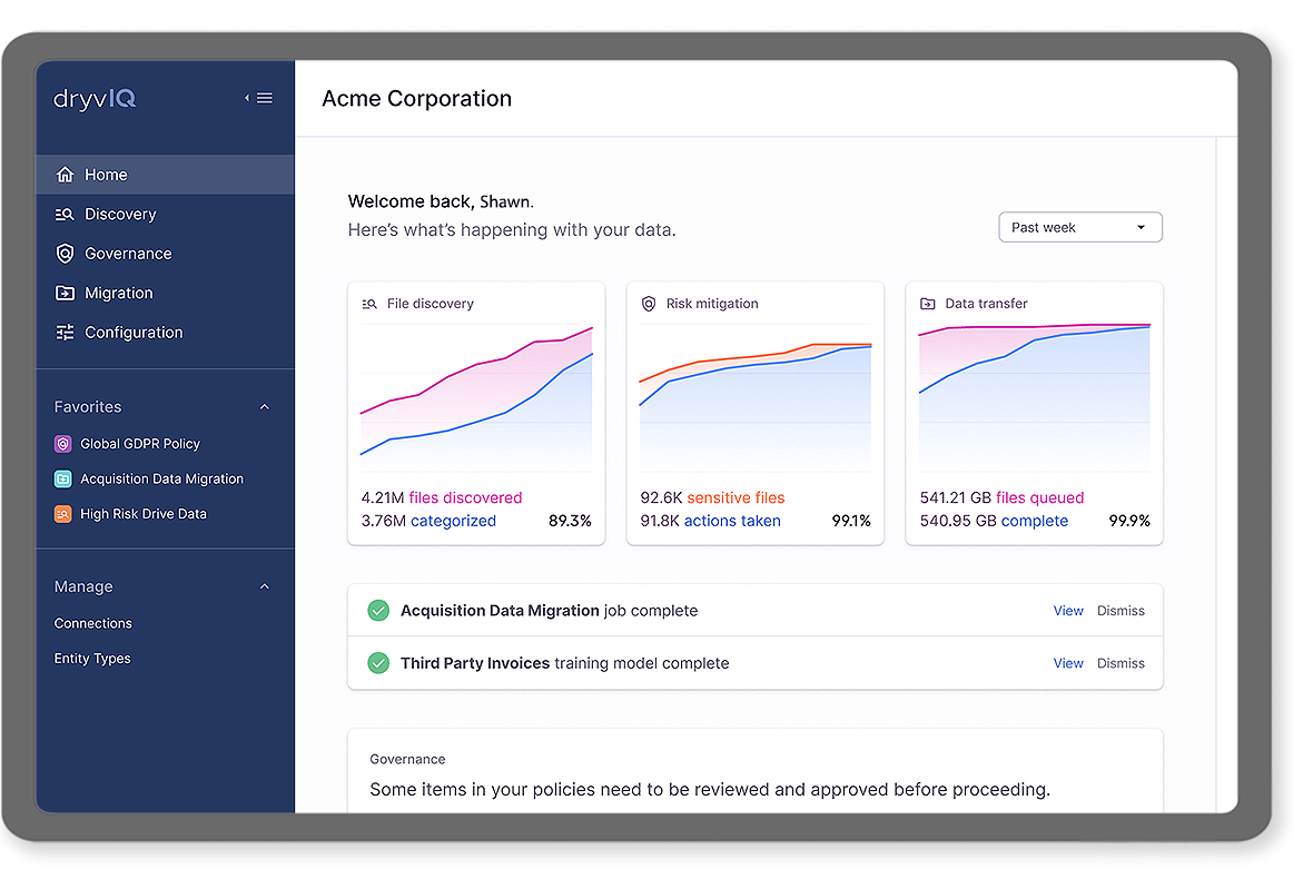 Ai Driven Unstructured Data Management And File Migration Dryviq